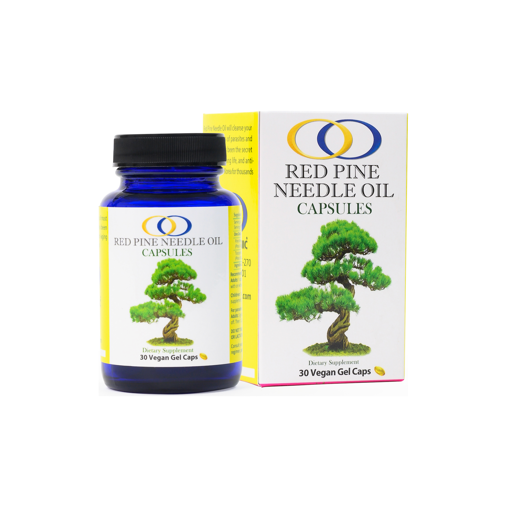 Vegan Red Pine Needle Oil Capsules - Immune Boost | Detox, Vegan ...